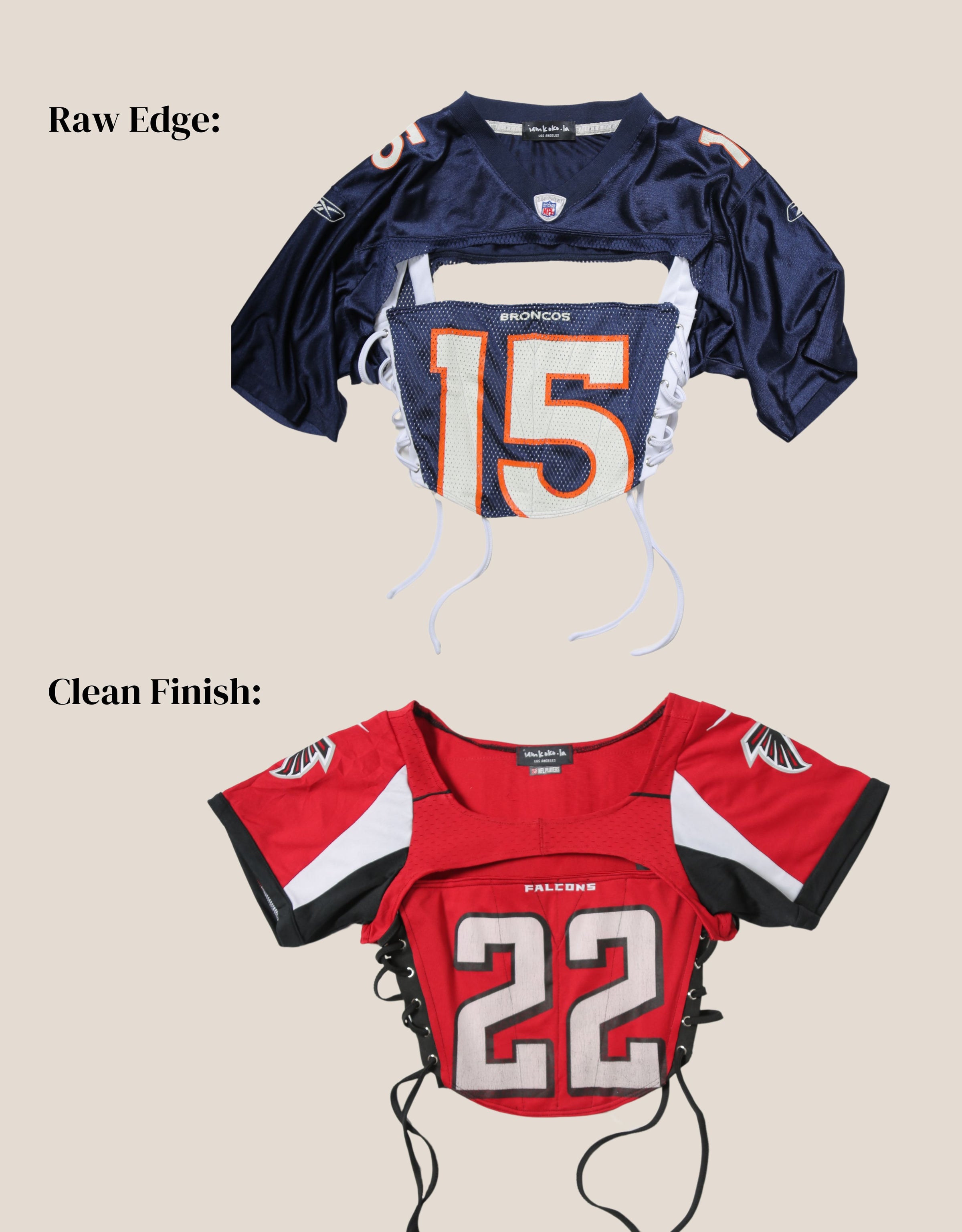 custom reworked side lace corset jersey with shrug | iamkoko.la